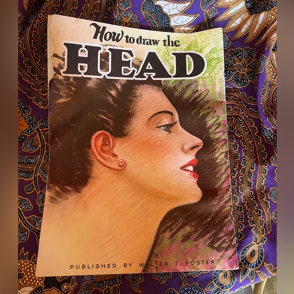 Other | Vintage How To Draw The Head Book | Poshmark